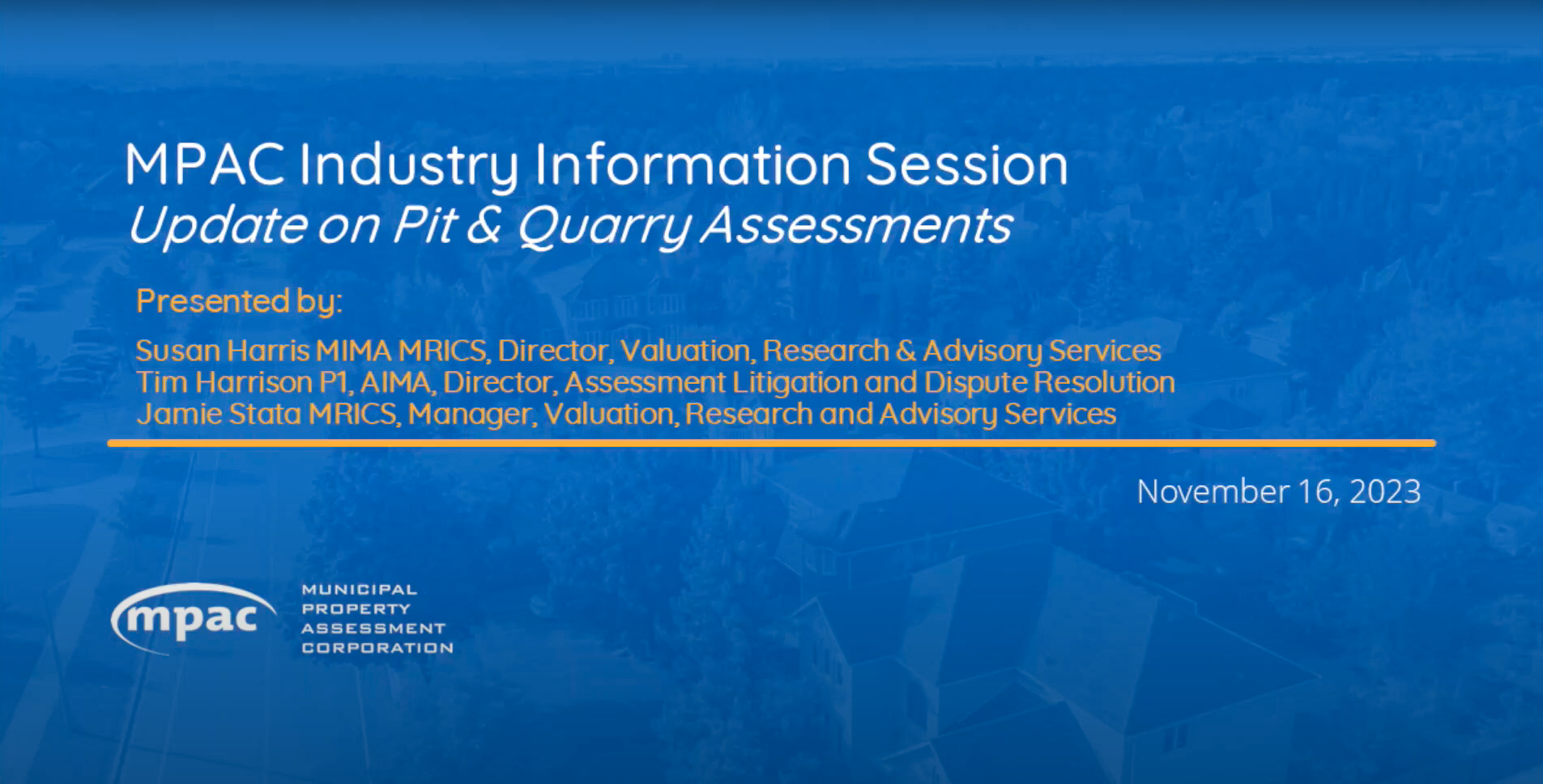 Pit and Quarry Property Assessments | MPAC